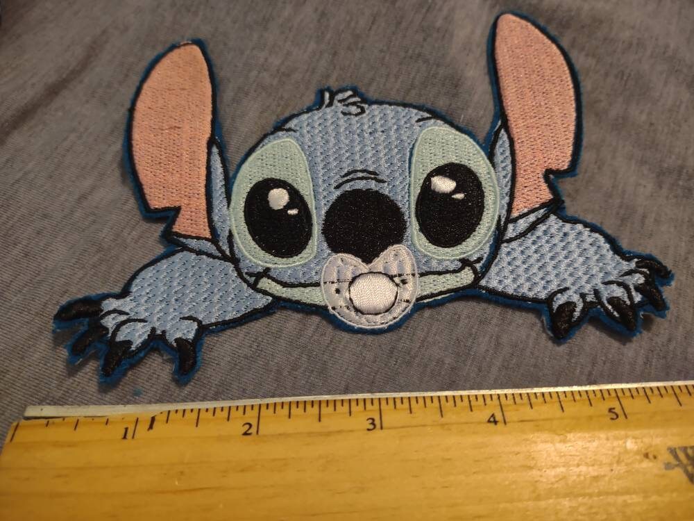 Lilo and Stitch inspired extra large applique patch handmade | Etsy