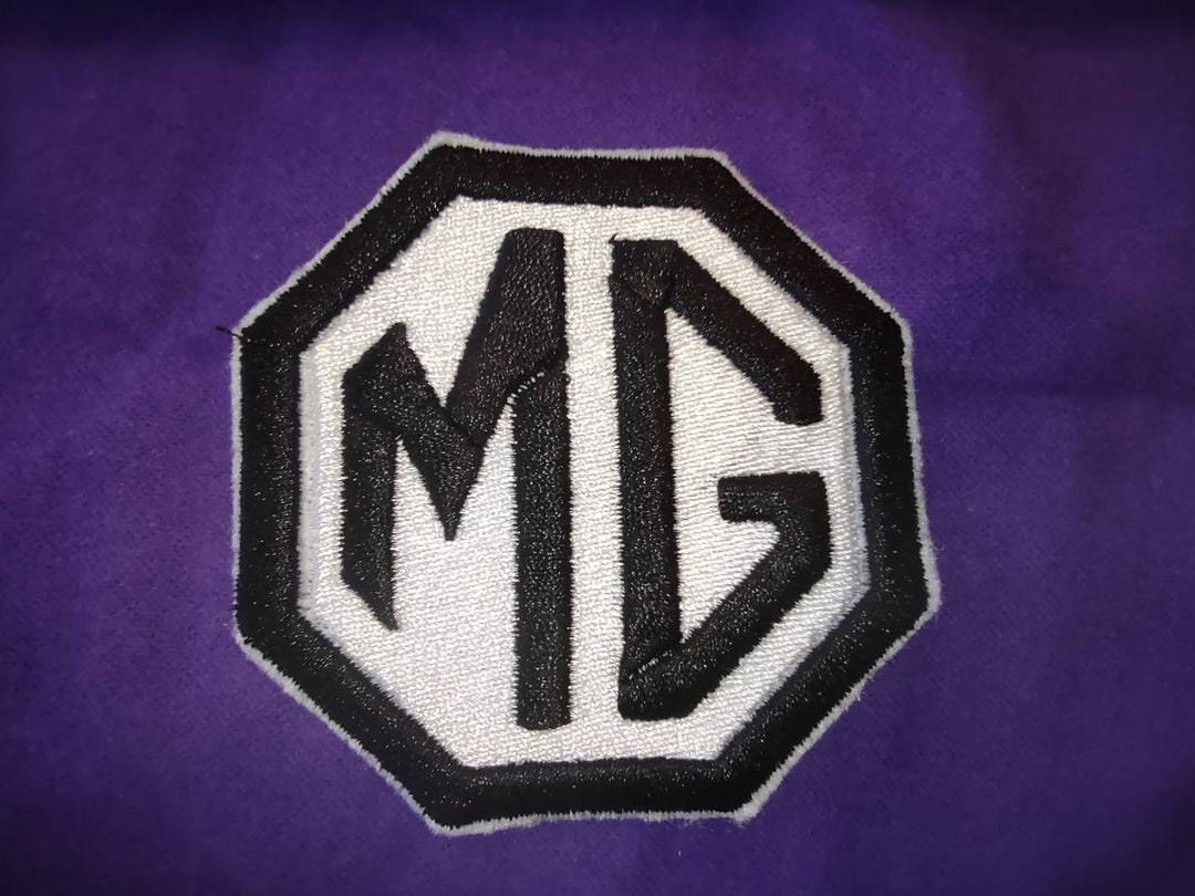 Embroidered MG Miget Patches Handmade Hand-crafted Patches - Etsy