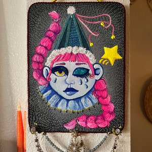 Whimpering Wilhelmina Original Painting, Cute Hand-painted Crying ...