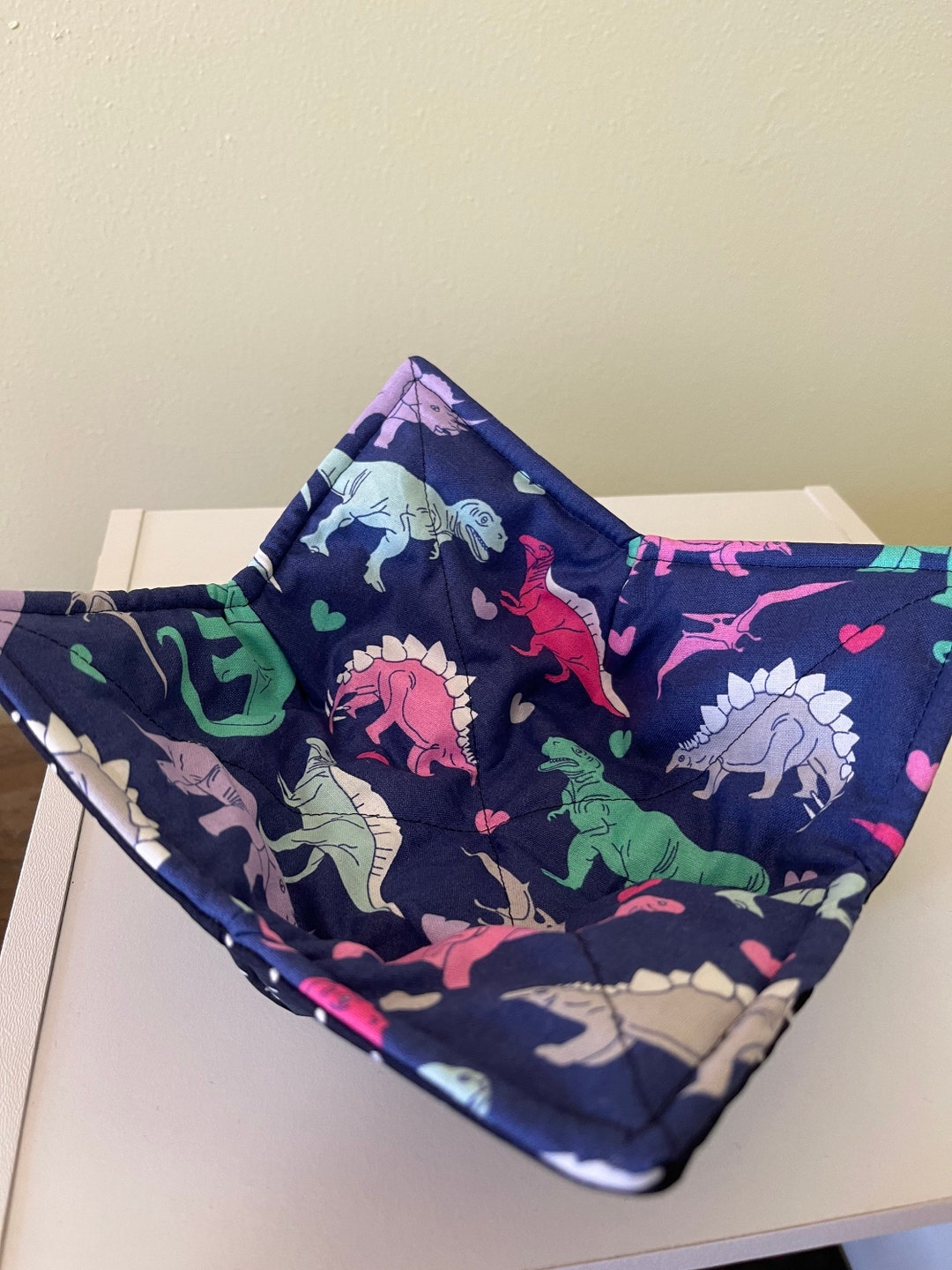 Blue Dino’s Bowl Cozy - Etsy