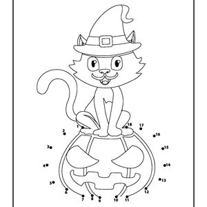 Halloween Dot-to-dot Activities - Etsy