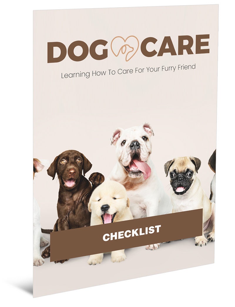 Dog Care / 51 Page Printable Book Plus BONUS Checklist - Etsy