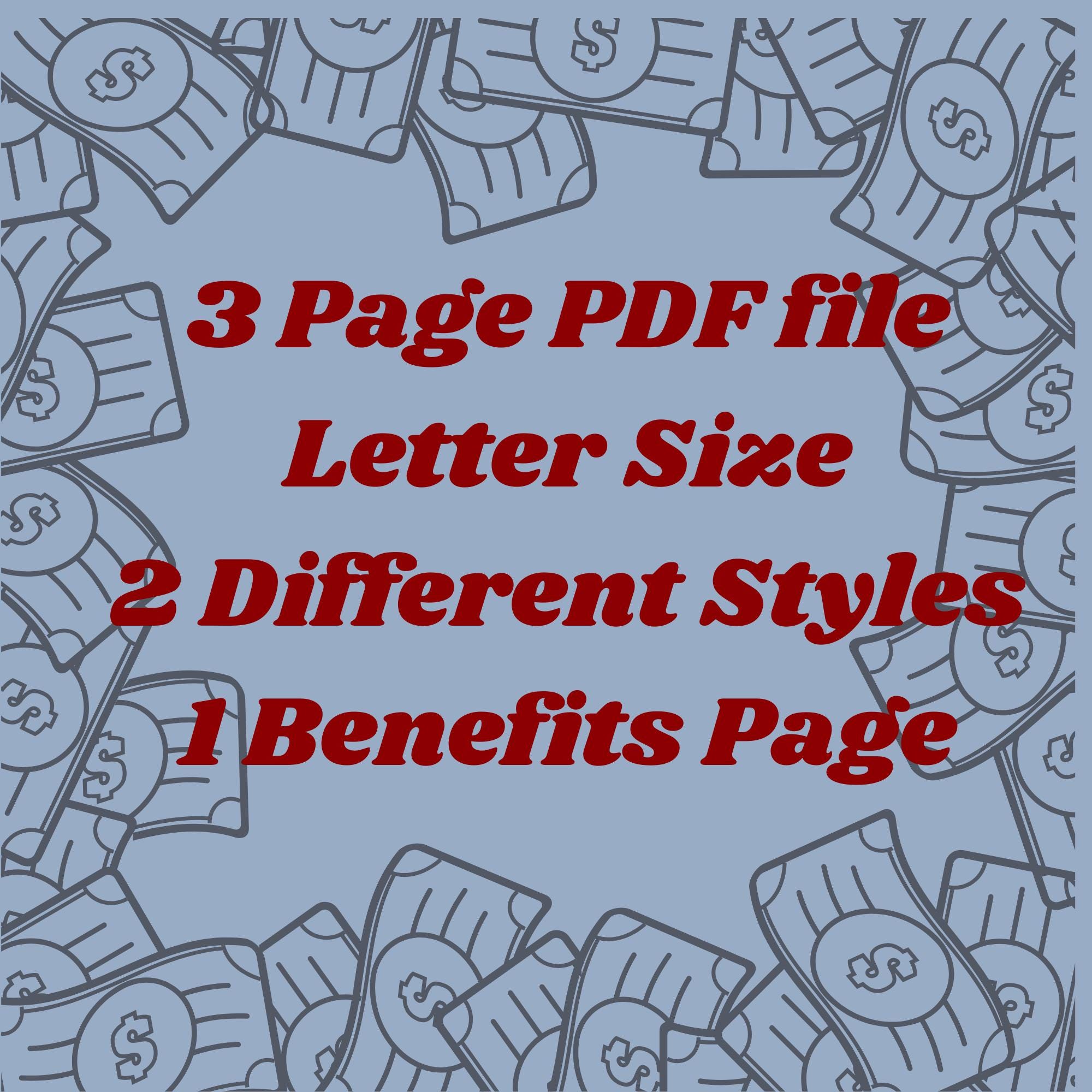 30-day Financial Planner Printable: No Spending Challenge Tracker PDF ...