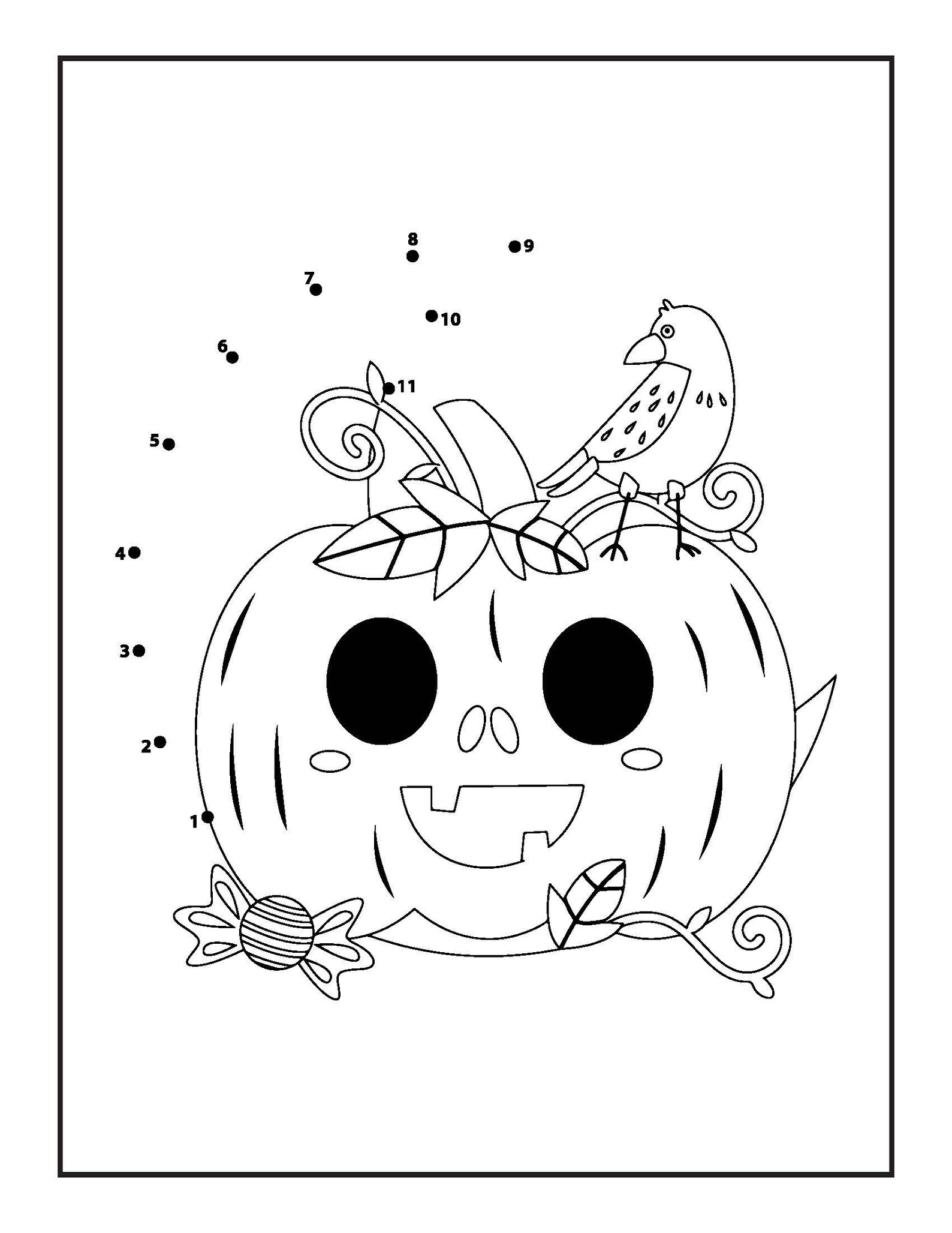 Halloween Dot-to-dot Activities - Etsy