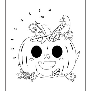 Halloween Dot-to-dot Activities - Etsy