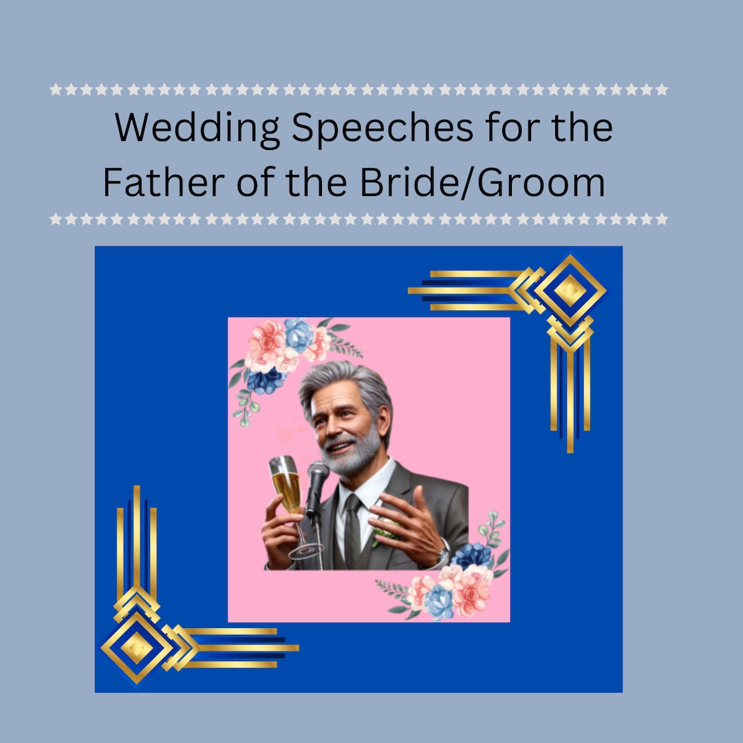 Father of Bride and Groom Wedding Speech Book With Heartfelt Toasts ...