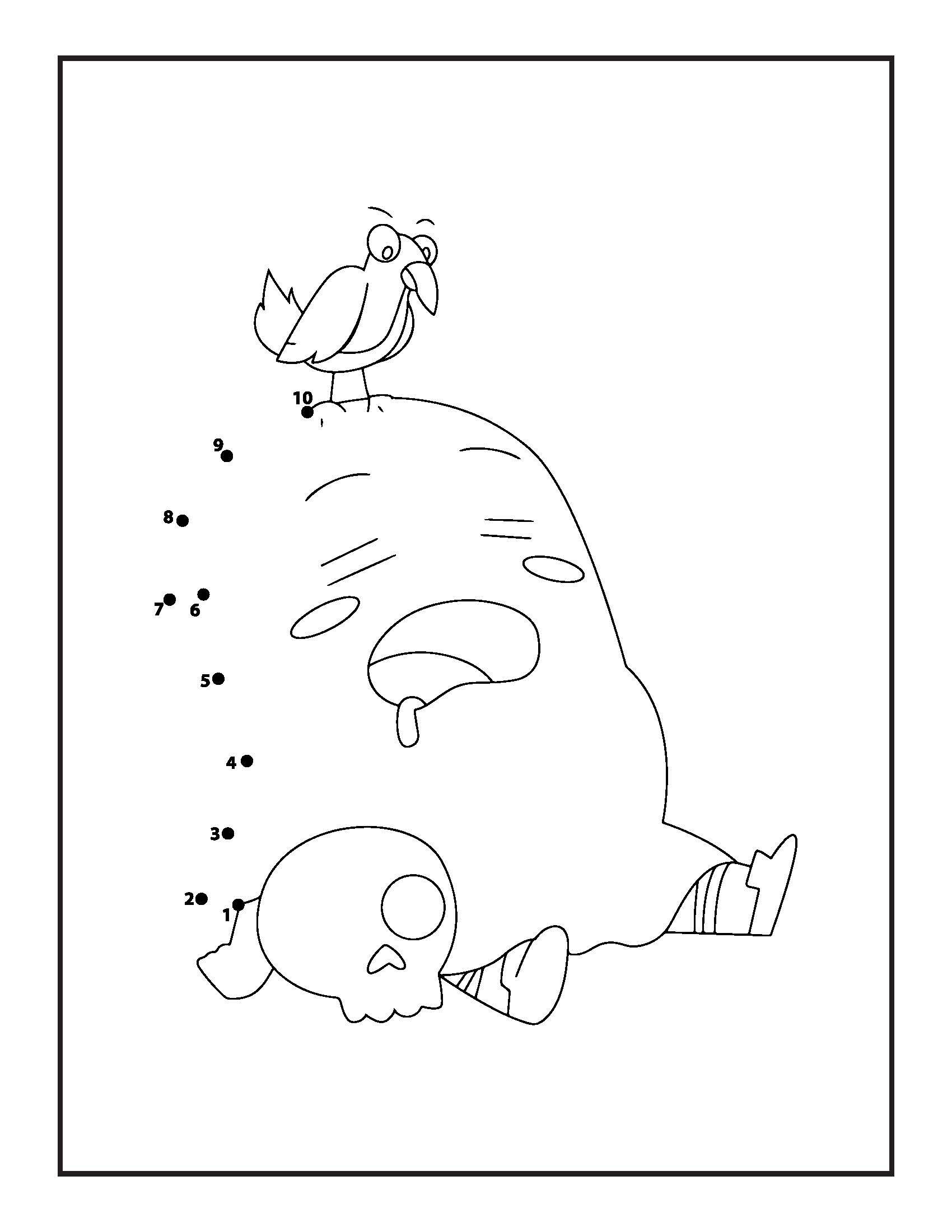 Halloween Dot-to-dot Activities - Etsy