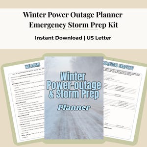 Winter Power Outage Plan - Etsy