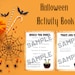 12 Printable Page Halloween Activity Book Instant Download - Etsy