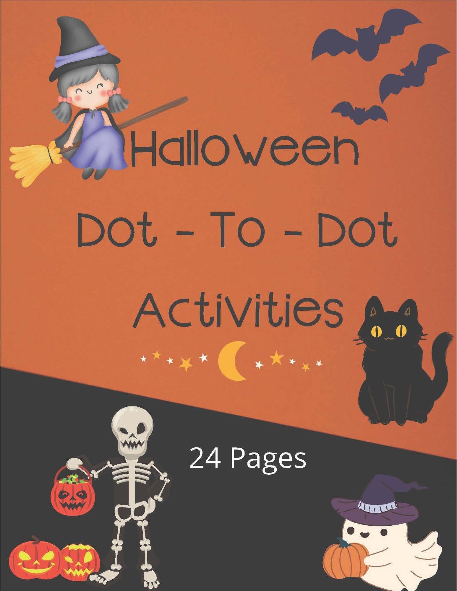 Halloween Dot-to-dot Activities - Etsy