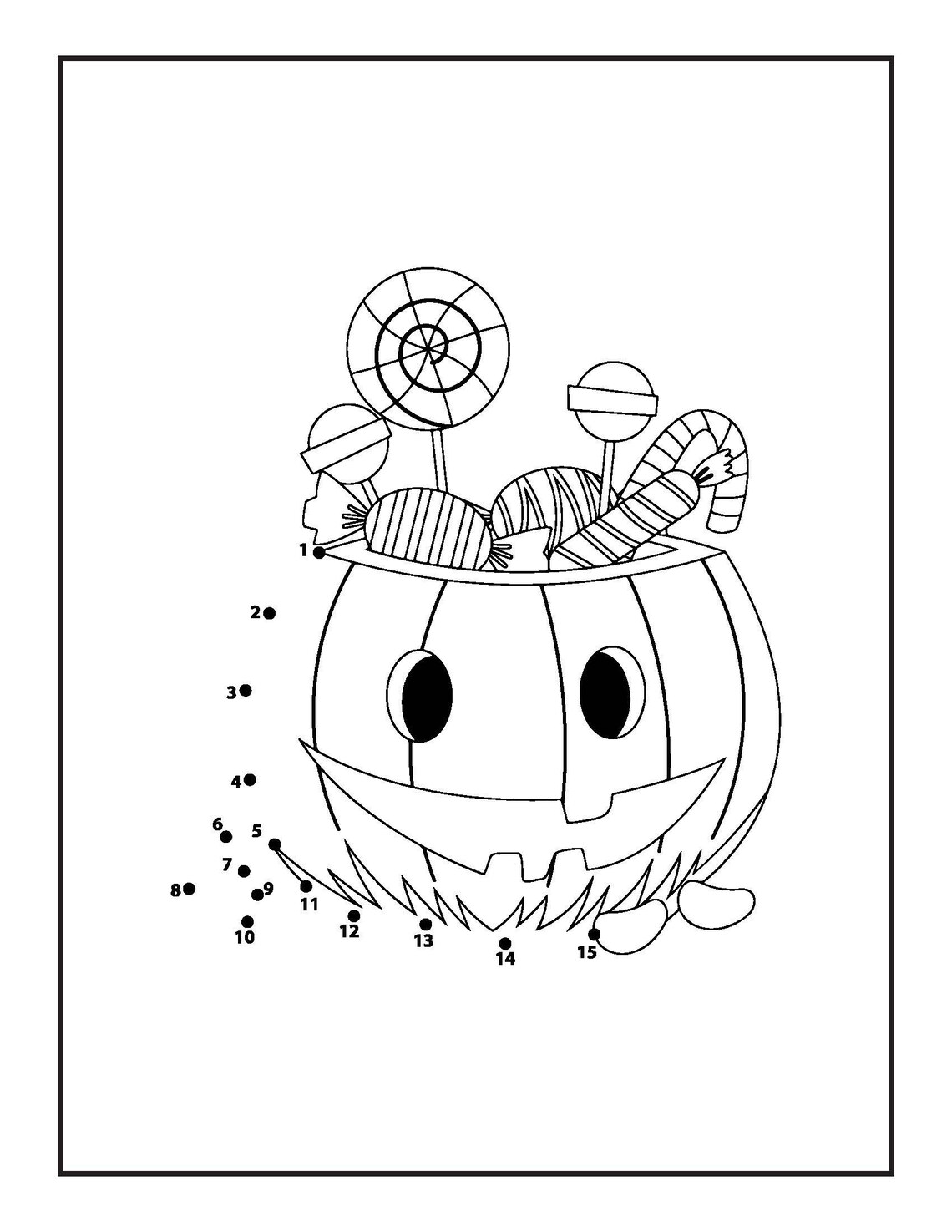 Halloween Dot-to-dot Activities - Etsy