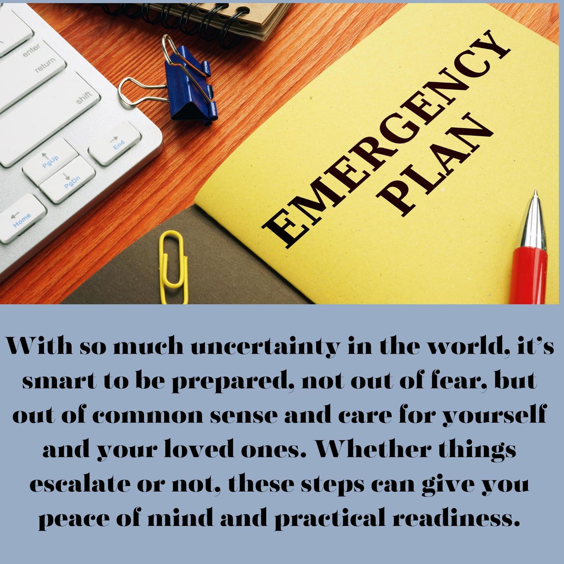 Family Emergency Binder Printable – Disaster Preparedness Kit, Survival ...