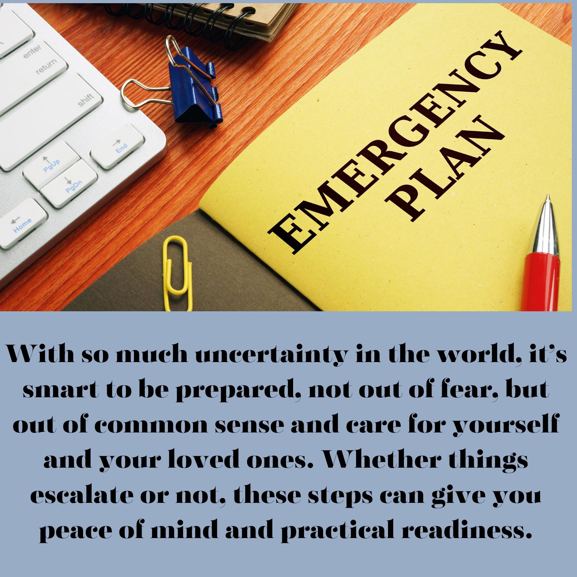 Family Emergency Binder Printable – Disaster Preparedness Kit, Survival ...