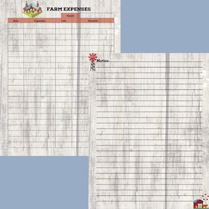 Comprehensive Farm Management Record Book: Livestock, Equipment ...
