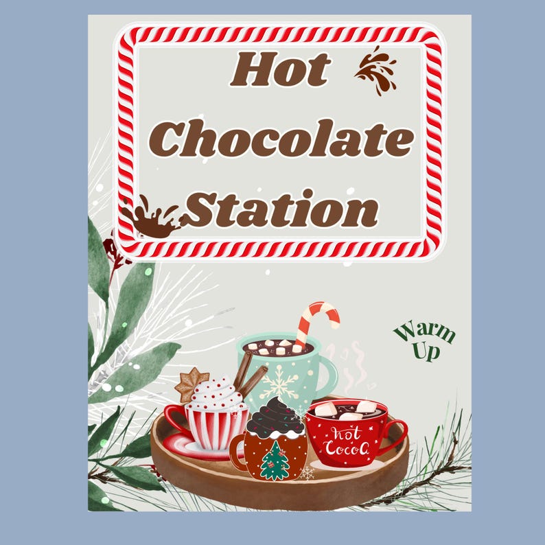 Hot Cocoa Bar Guide/add-ins/toppings/flavor Boosters/hot Chocolate ...