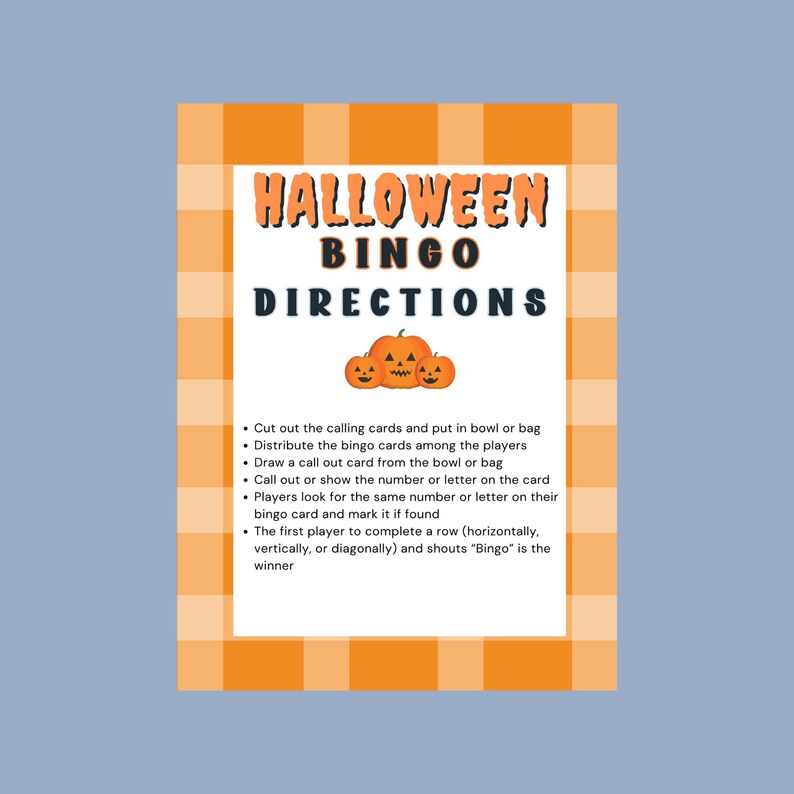 Spooky Halloween Bingo: Printable Digital Game for Kids, Classroom Fun ...