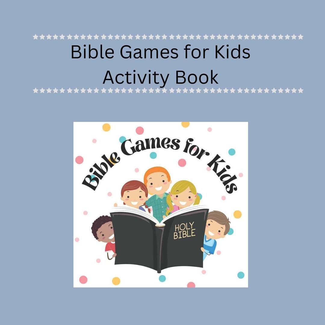 Interactive Children's Bible Activity Book: Games, Coloring & Puzzles ...