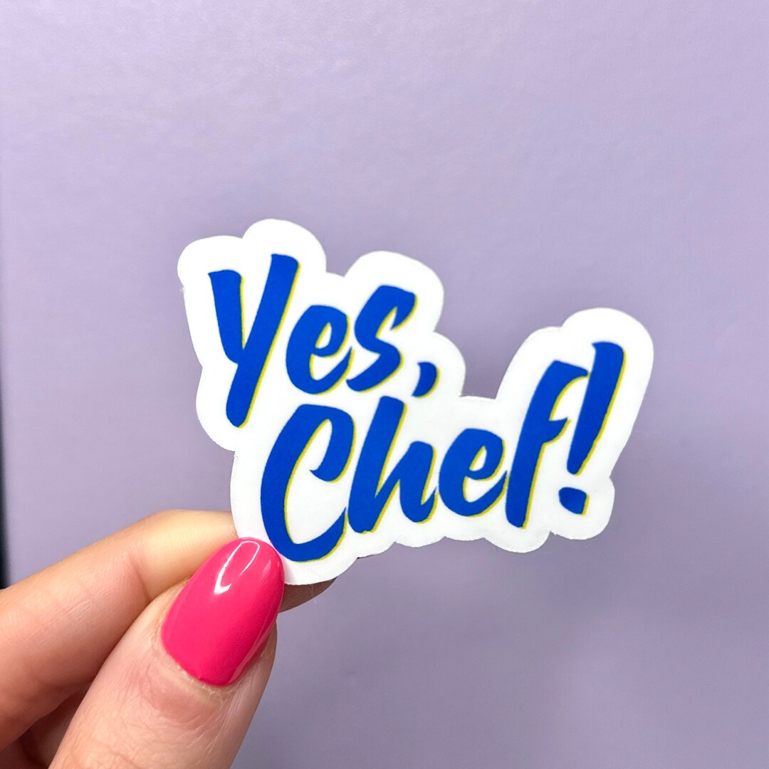 Yes Chef Sticker, Waterbottle Stickers, the Bear Stickers, Jeremy Allen ...