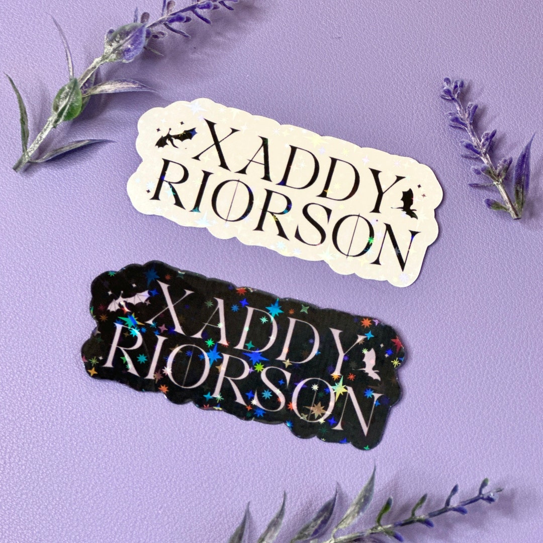 Xaddy Riorson Sticker: Fourth Wing Inspired Holographic Decal - Etsy