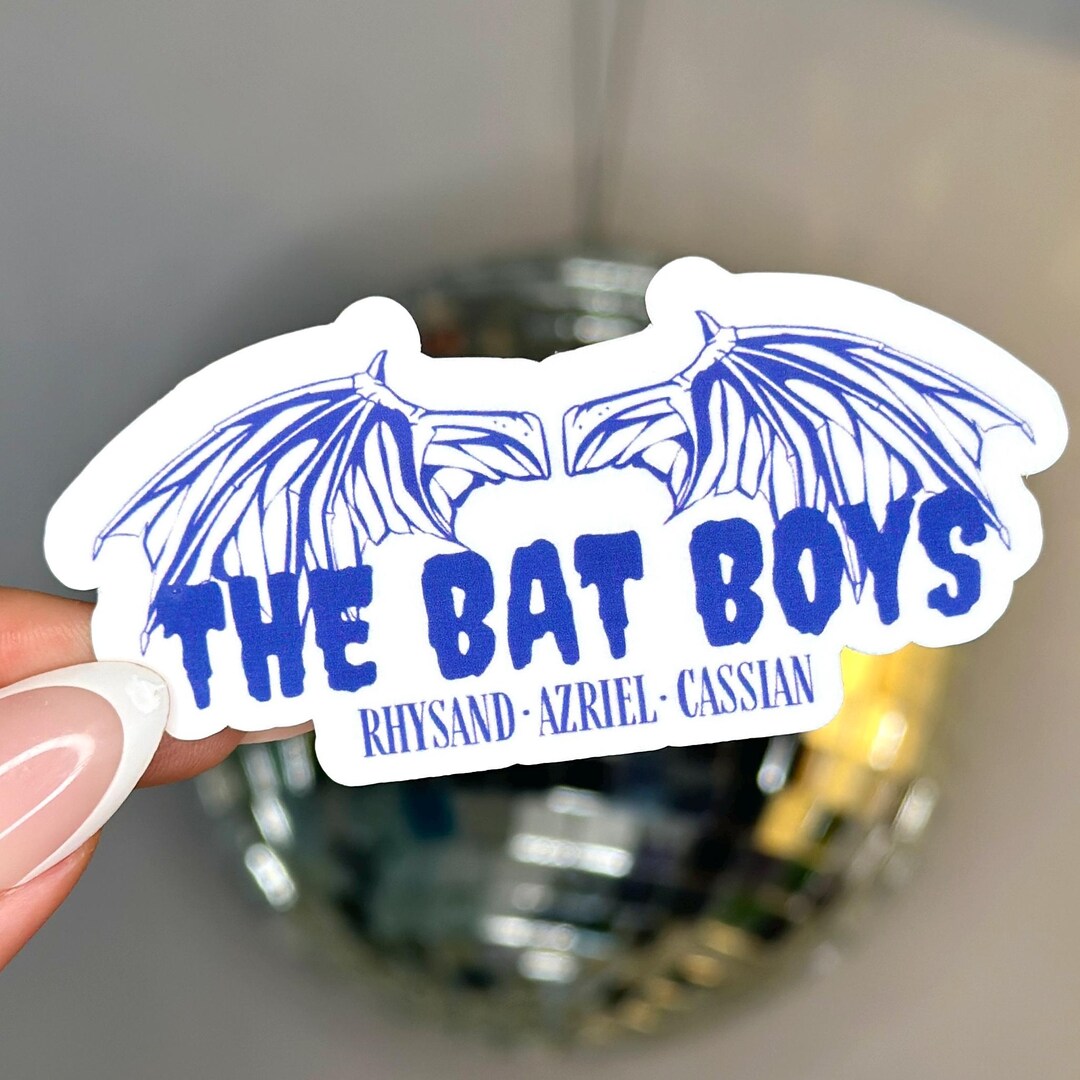Bat Boys Sticker | ACOTAR | Rhysand Cassian Azriel | Night Court | SJM ...