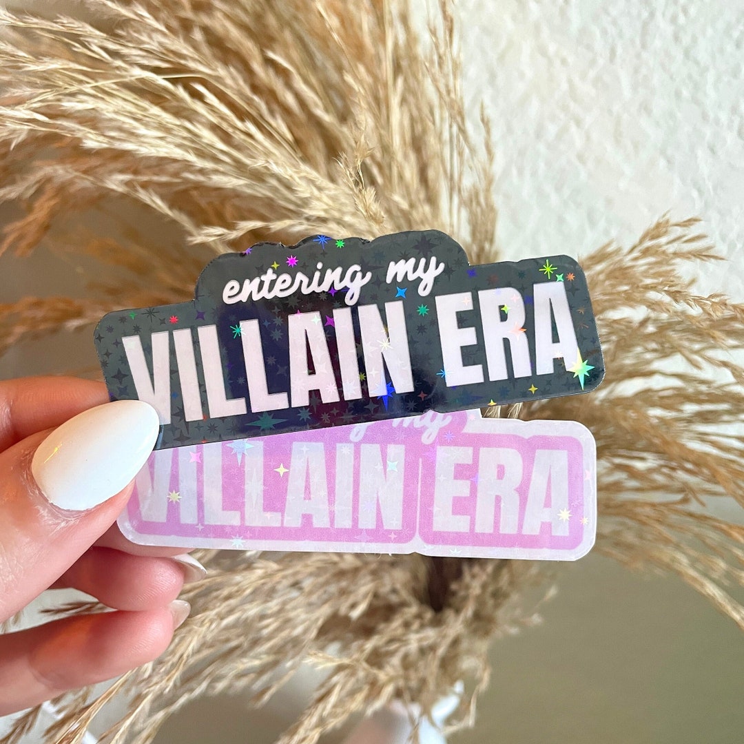 Villain Era Holographic Sticker, Holographic Sticker Gifts - Etsy