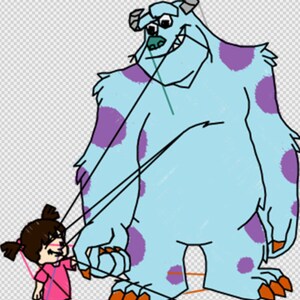 Monsters Love Sully Boo Mike Embroidery Design 23 Files - 4x4 Hoops - Etsy