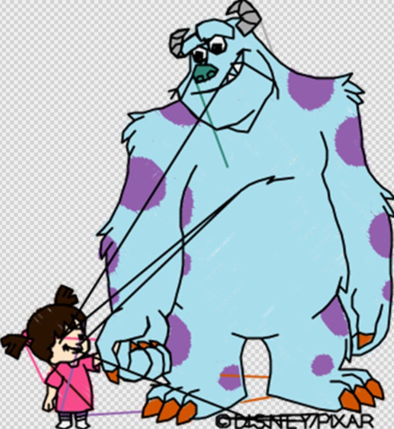 Monsters Love Sully Boo Mike Embroidery Design 23 Files - 4x4 Hoops - Etsy