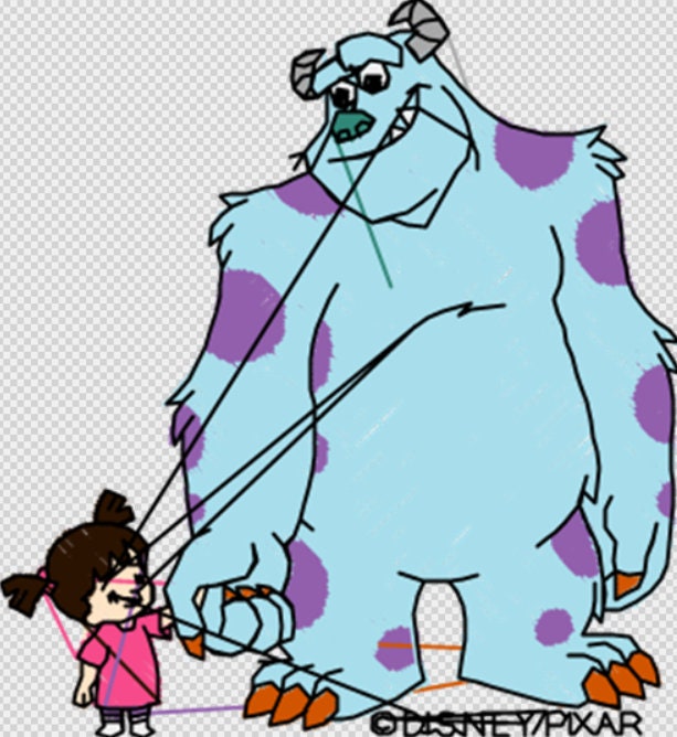 Monsters Love Sully Boo Mike Embroidery Design 23 Files - 4x4 Hoops - Etsy