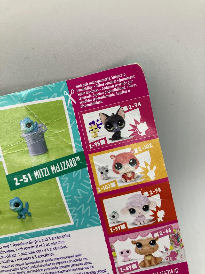 Littlest Pet Shop LPS Series 2 Iggy Frogstein & Mitzi Mclizard - Etsy