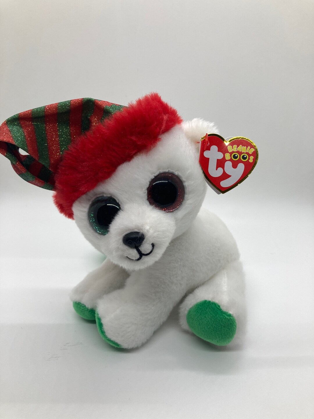 Ty Beanie Boos PAXTON the Christmas Polar Bear 6 Inch NEW Plush Toy - Etsy
