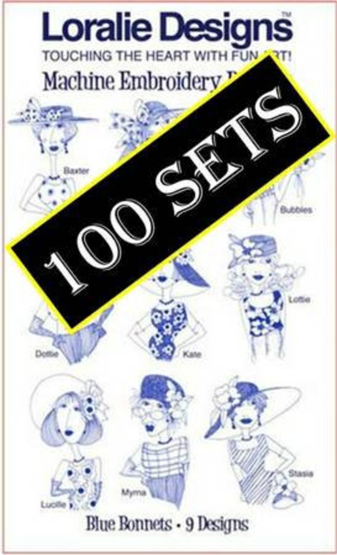 Loralie Designs for Embroidery - 100 Sets - Etsy