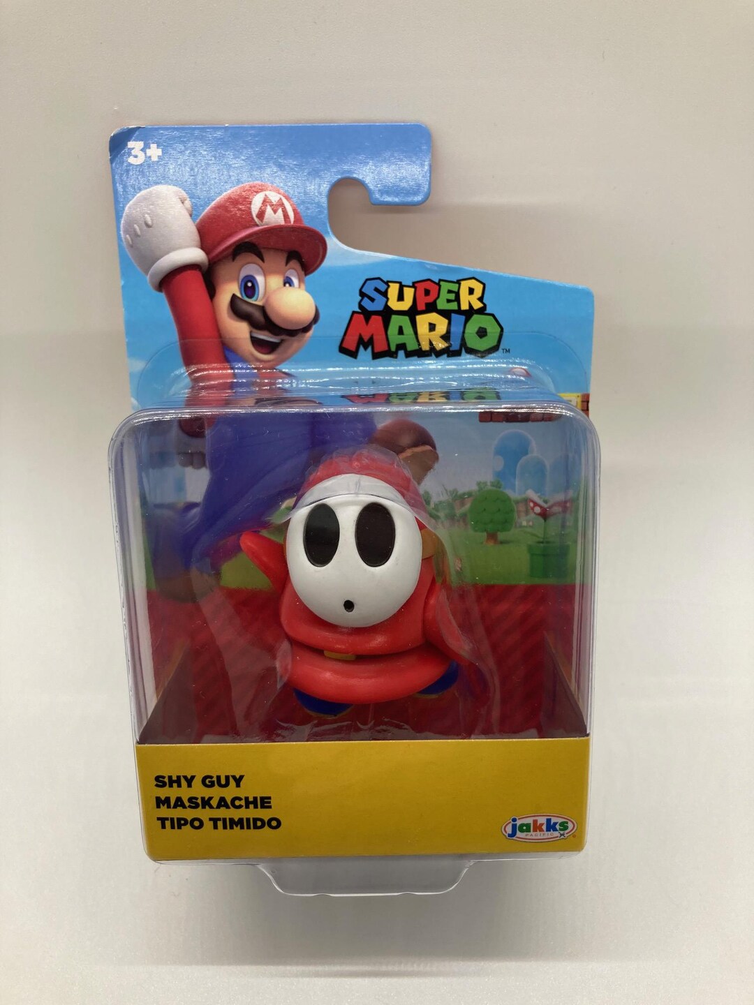 Jakks RED SHY GUY 2.5 Inch Mini-figure Super Mario Bros Nintendo Toy ...