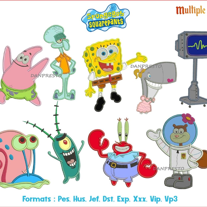 The Patches Spongebob - Etsy