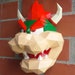 Bowser Papercraft 3d, Mario Bros Digital Template Origami, Digital ...