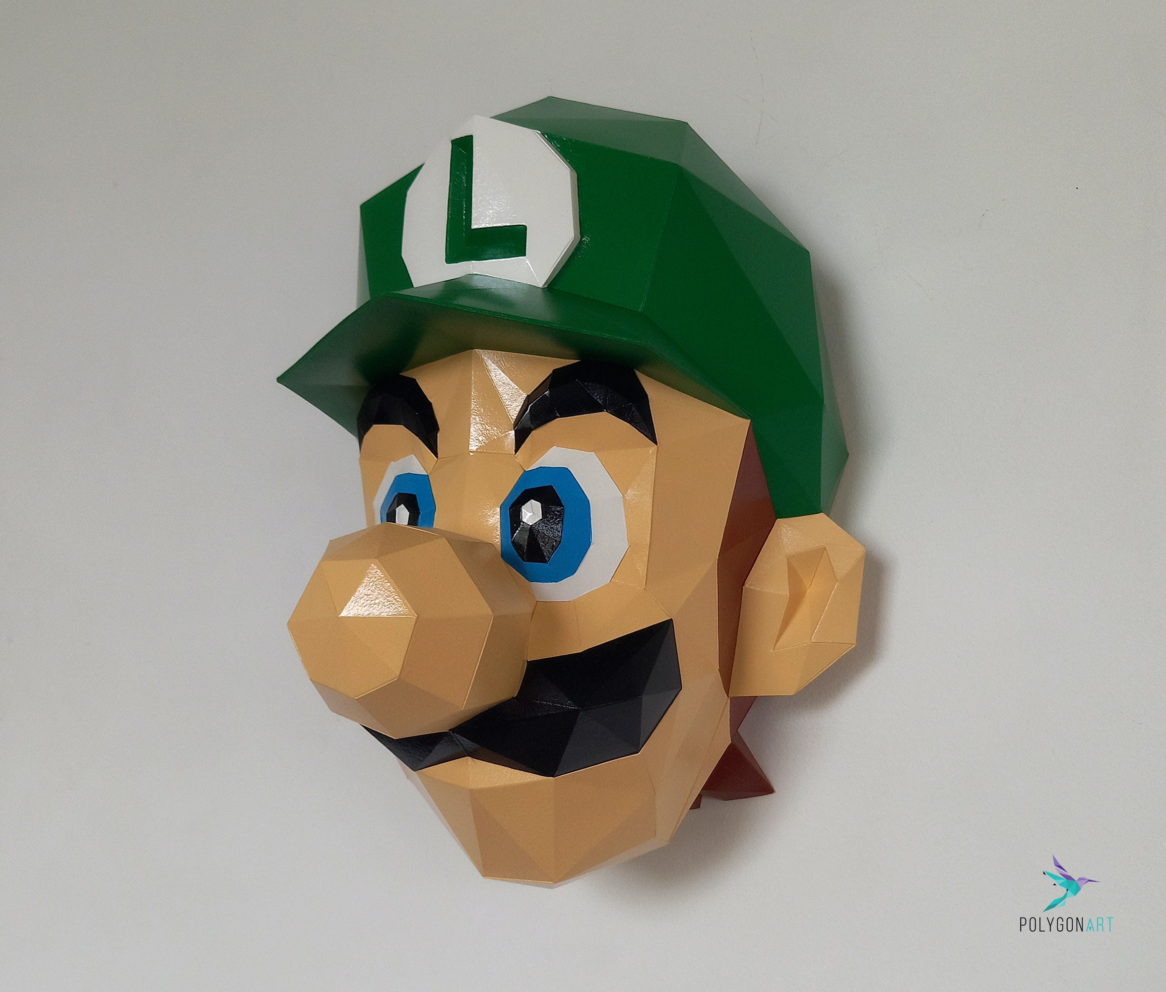 Luigi Bros Papierhandwerk, Super Mario, Mario Party, DIY Mario Bros ...