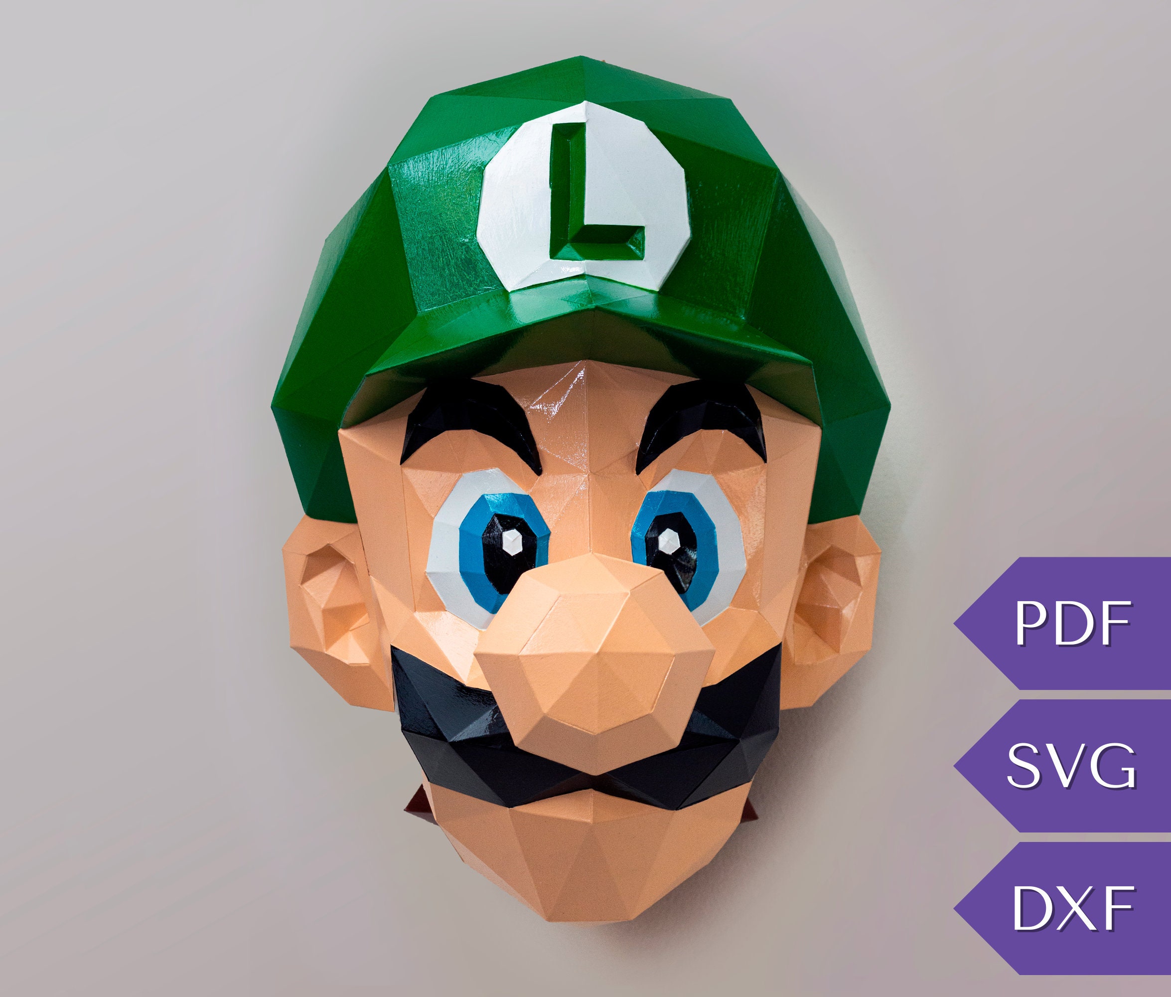 Mario Bros Papercraft 3d Mario Pack Diy Bowser Papercraft - Etsy