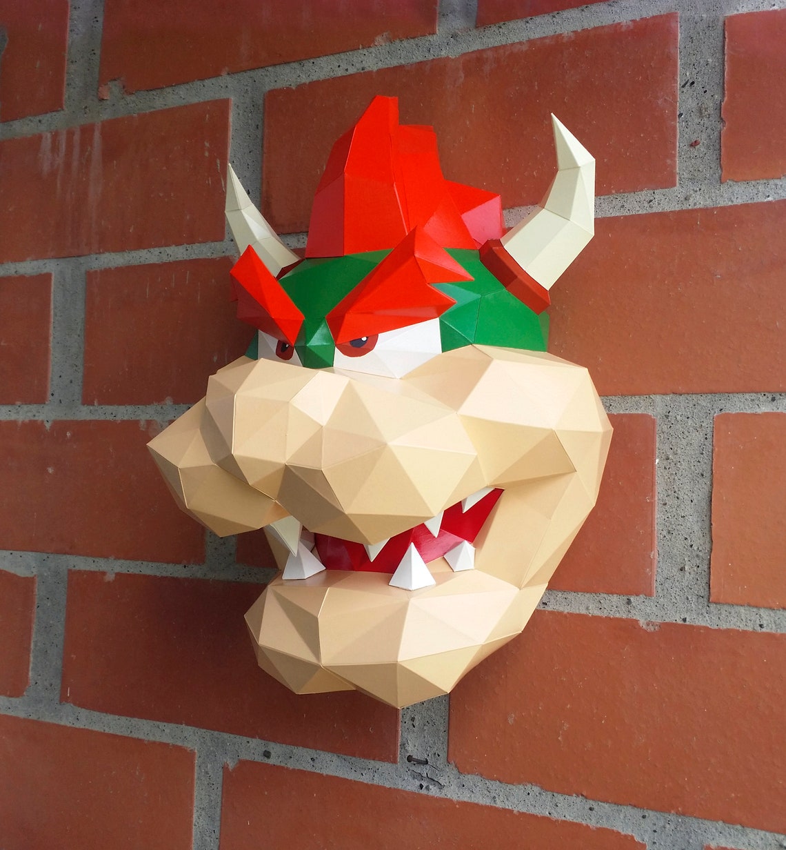 Bowser Mario Bros Paper Craft Digital Template Svg/dxf - Etsy