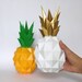 Pineapple Papercraft, Fruit 3d, Low Poly Pineapple 3d, Diy Paper ...