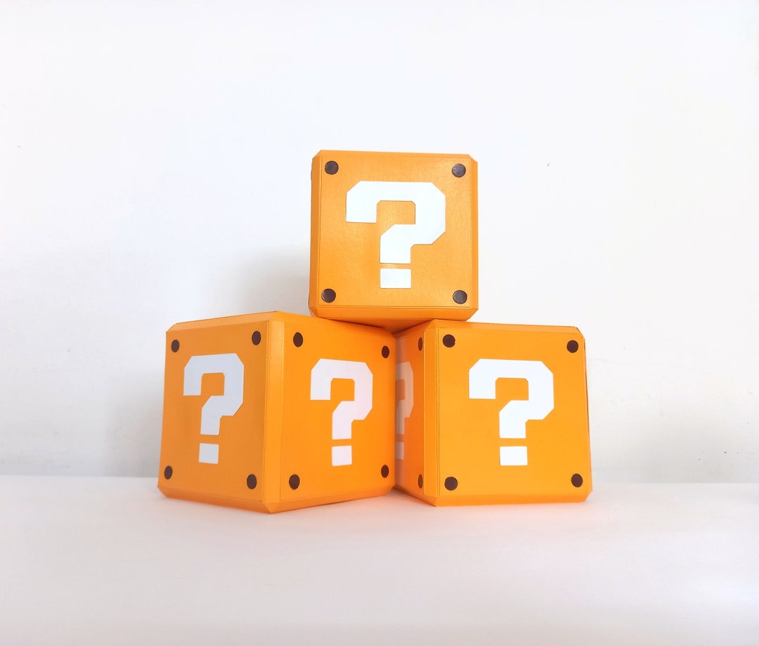 Cubo 3d Super Mario Bros Papercraft mystery cube diy Pdf - Etsy México