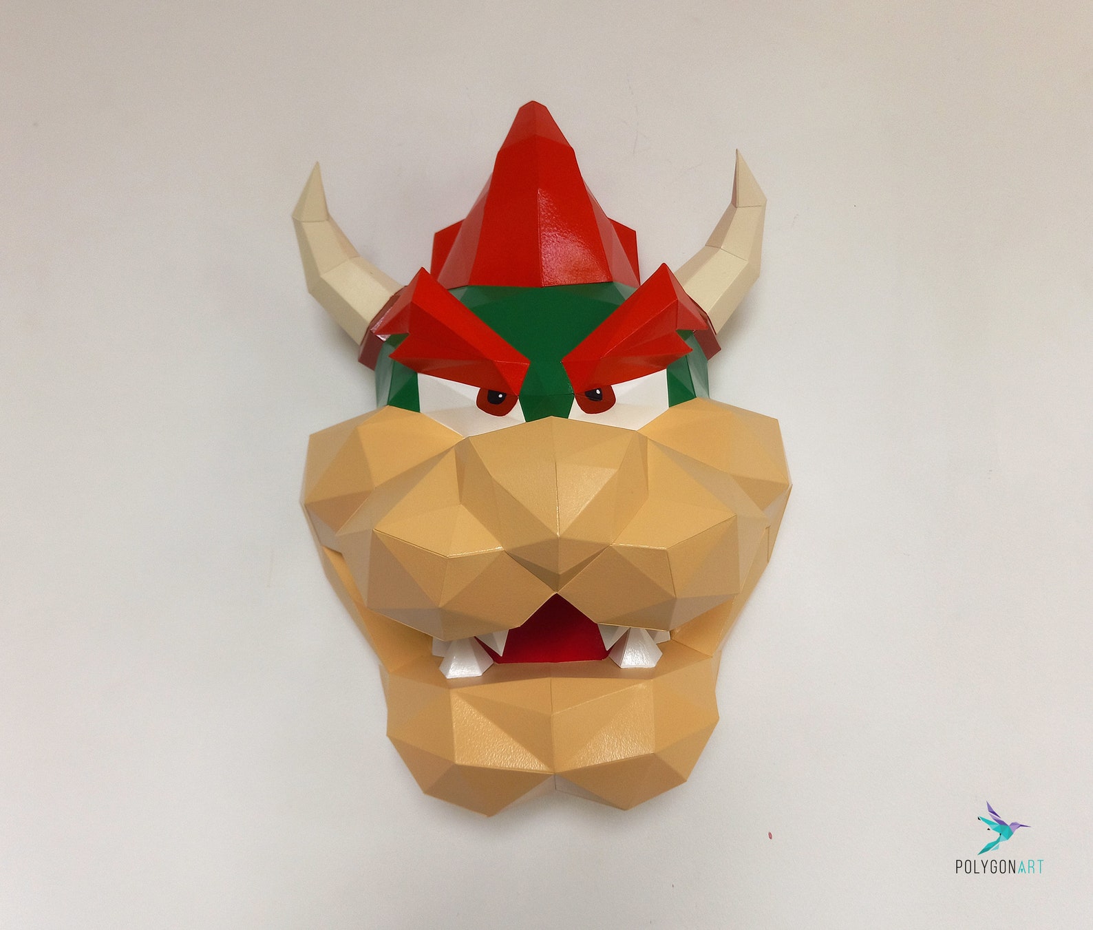 Bowser Papercraft 3d Mario Bros Digital Template Svg/dxf - Etsy