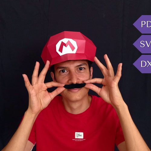 Mario Bros Papercraft Digital Template Origami PDF DIY Low - Etsy Australia