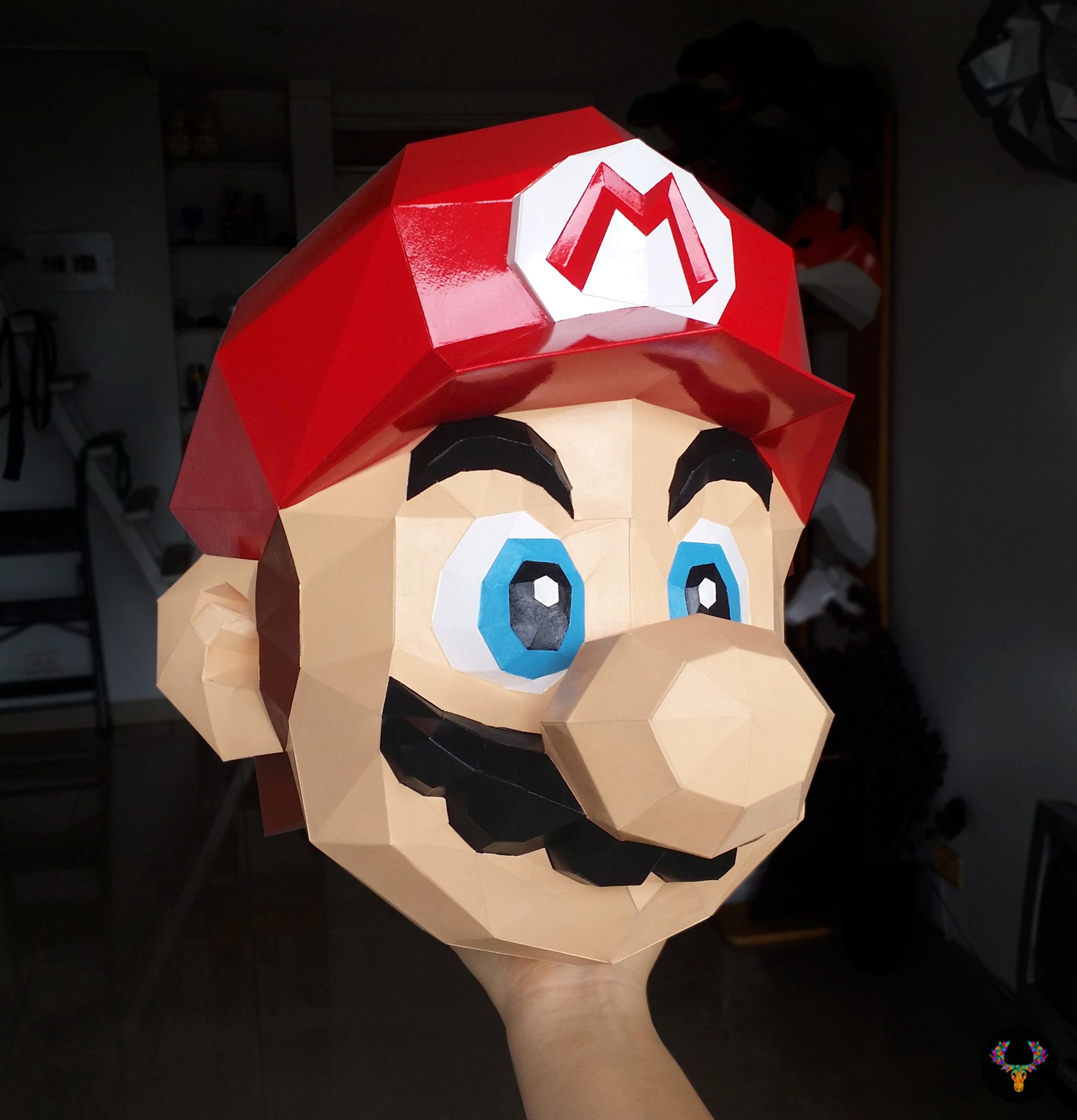 Mario Bros Paper Craft Digital Template Origami PDF - Etsy México