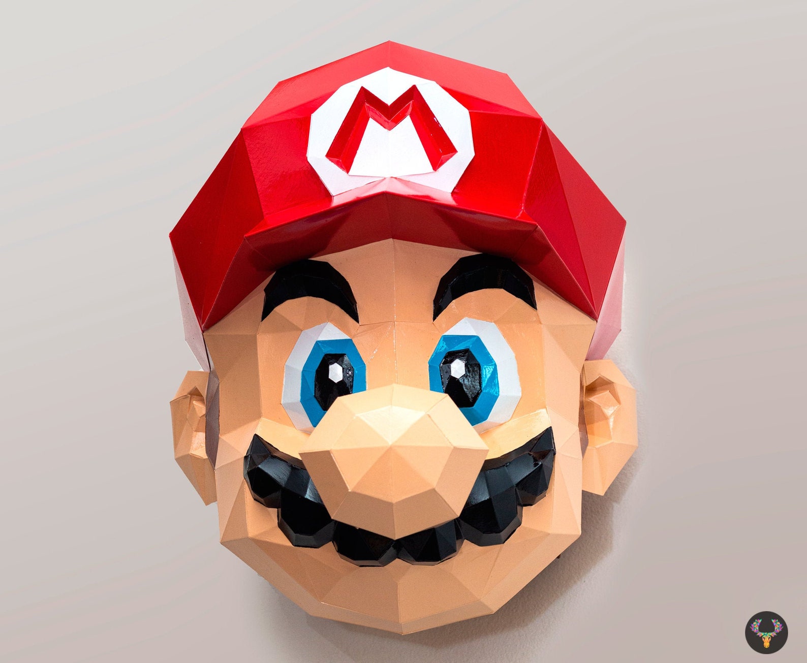 Plantilla Mario Bros poligonal papercraft 3d Pdf template diy | Etsy