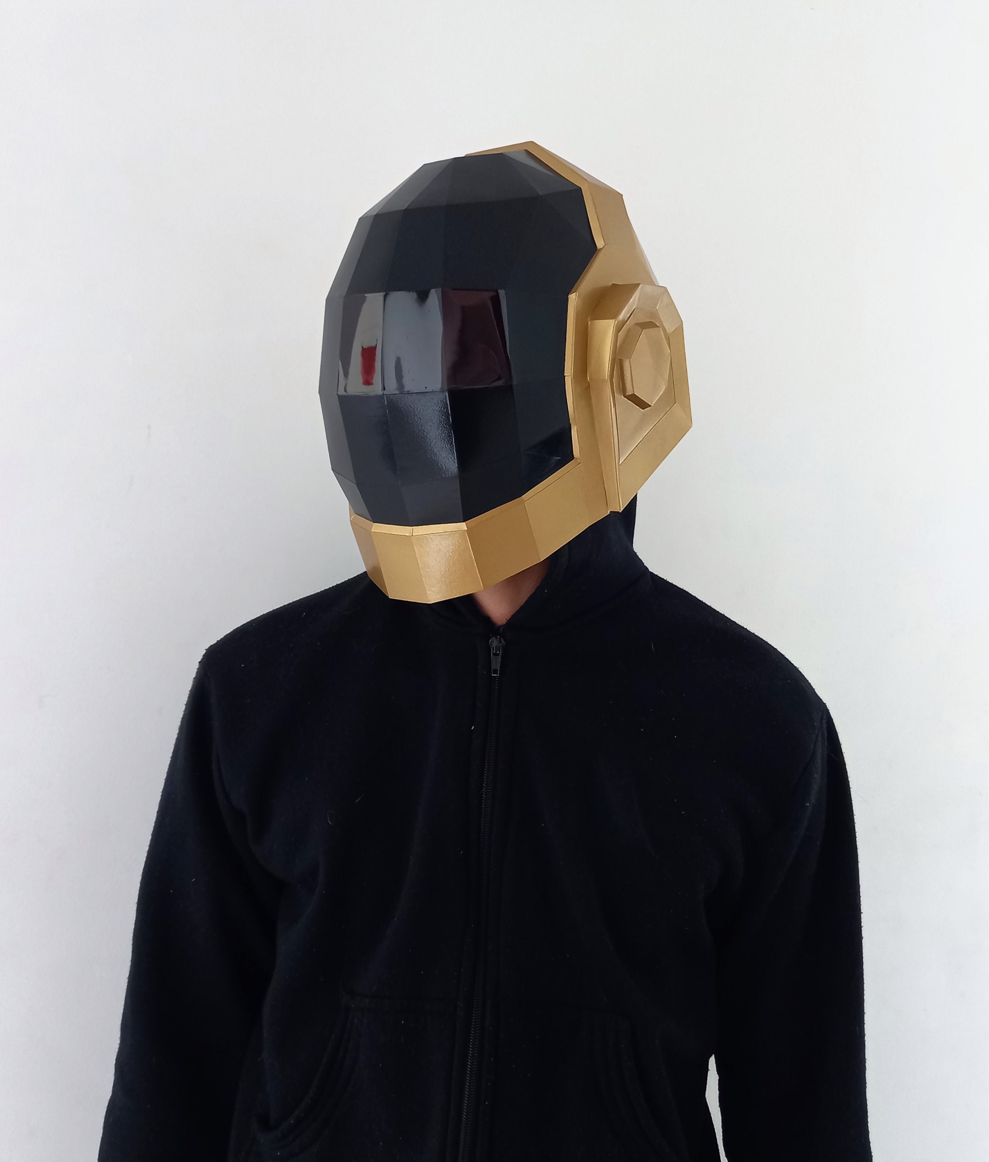 Daft Punk Mask Papercraft 3d Costume Low Poly Musical Diy Paper Craft ...
