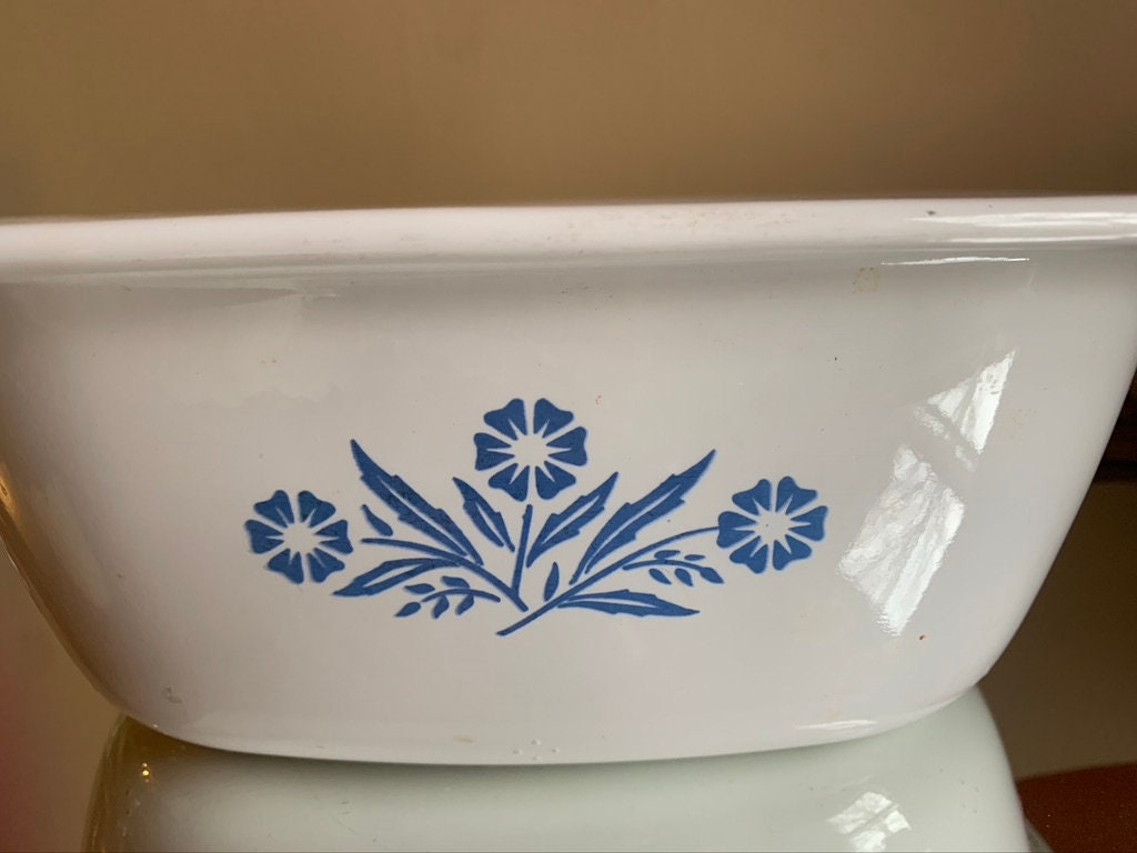 Vintage Pyrex Corningware Cornflower Blue 5 QT Dutch Oven P-34-B ...