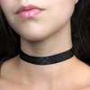 Punk Checkered Choker, Black and White Checkerboard Necklace ...