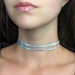 Punk Checkered Choker, Black and White Checkerboard Necklace ...