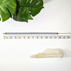 Punk Checkered Choker, Black and White Checkerboard Necklace ...