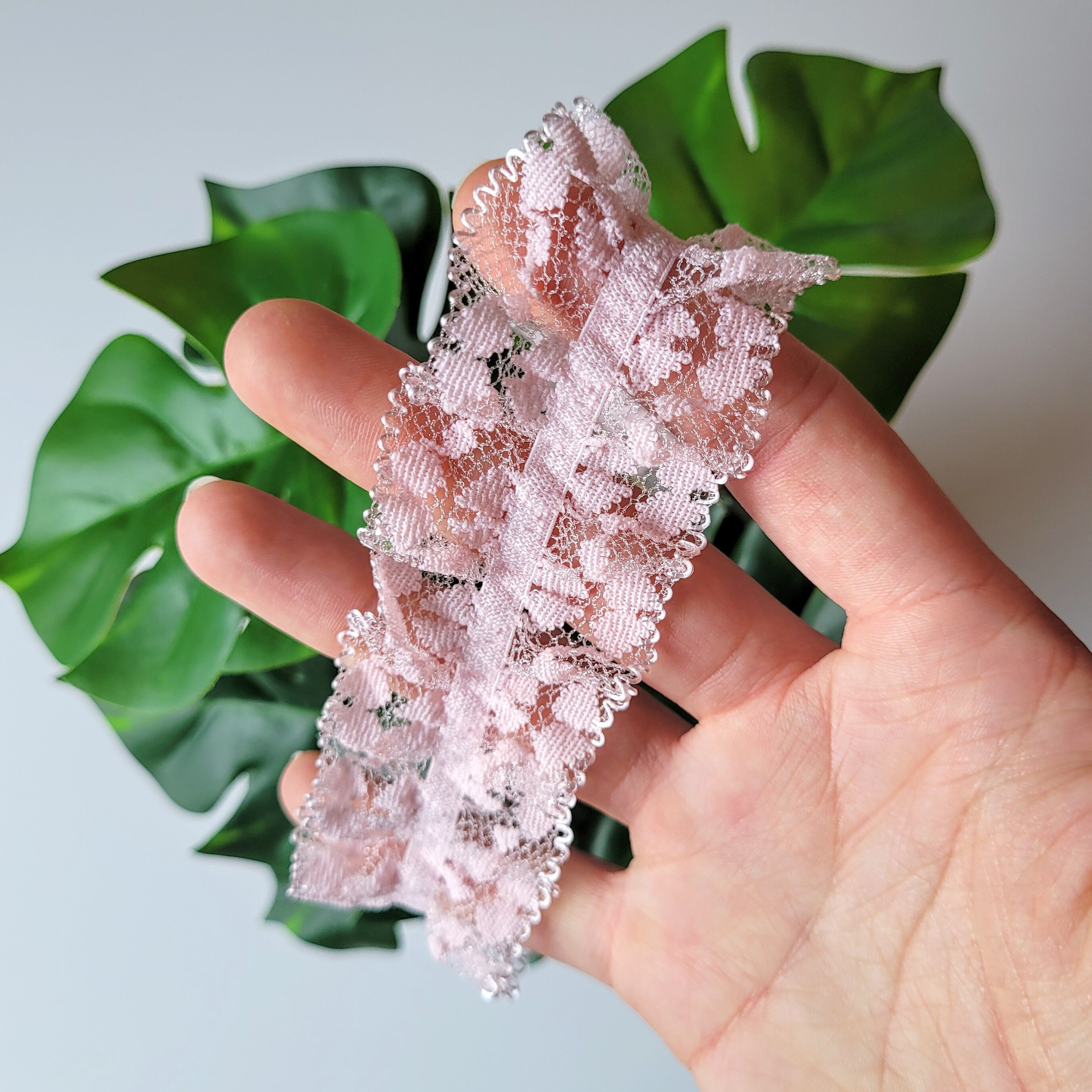 Pastel Pink Ruffle Choker Fairycore Wide Lace Choker Frilly - Etsy