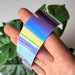 Blue Cyberpunk Choker, Wide Holographic Choker, Iridescent Pastel Goth ...